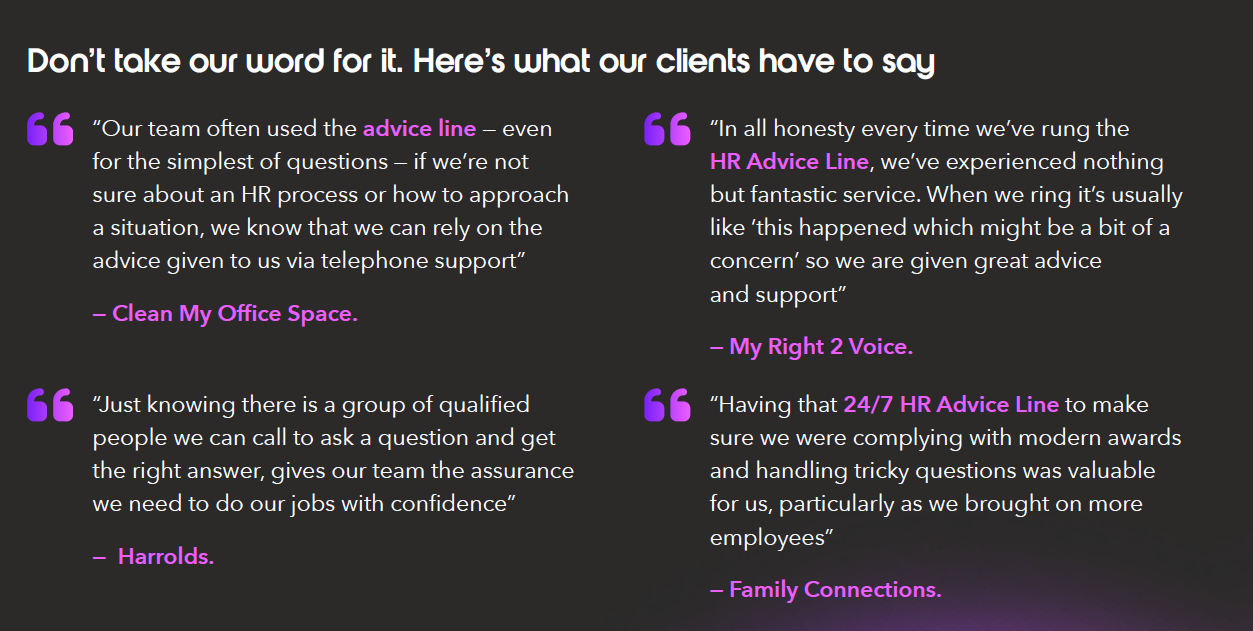 HR Advice Line - Overview – Citation HR Support Centre