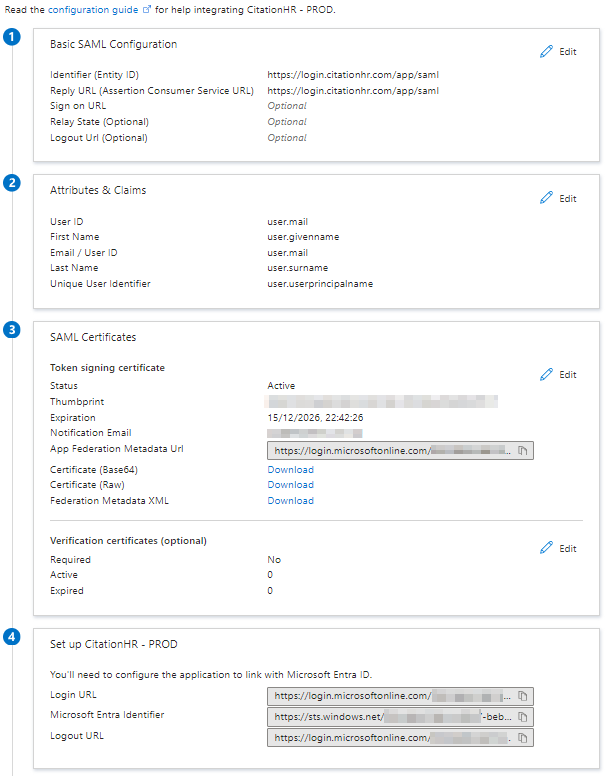 Single Sign-On (SSO) - Set up Citation HR as a Service Provider on ...